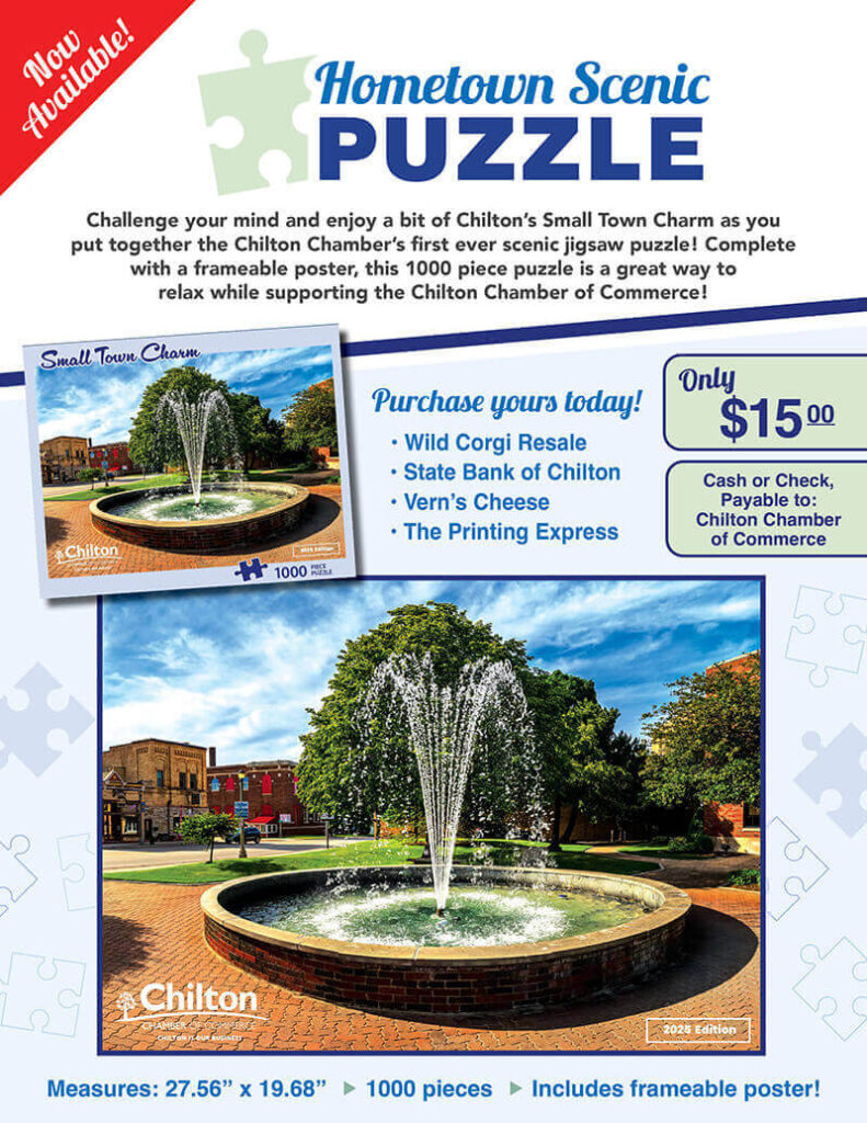Chamber Introduces Scenic Chilton Jigsaw Puzzle - Chilton Chamber of ...